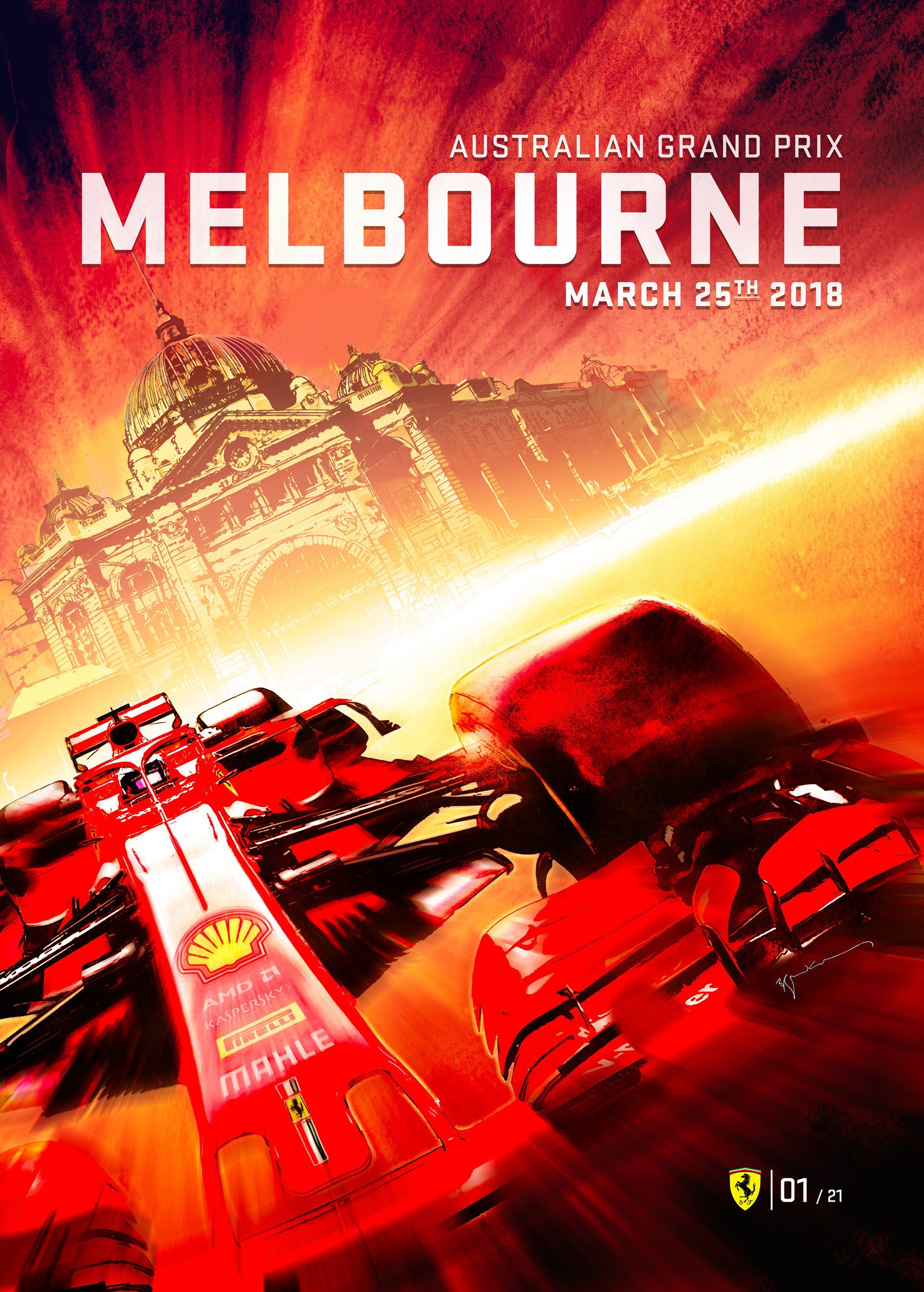 Ferrari's Cover Art by Marco Mastrazzo : r/formula1